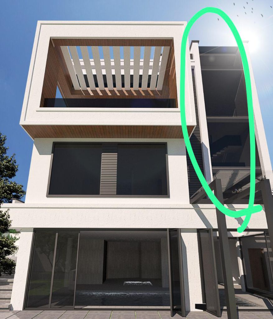 Glass handrail glass profile - Valid