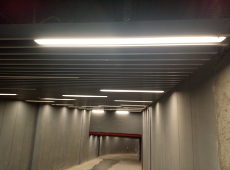 Aluminium louver ceiling window details - Valid