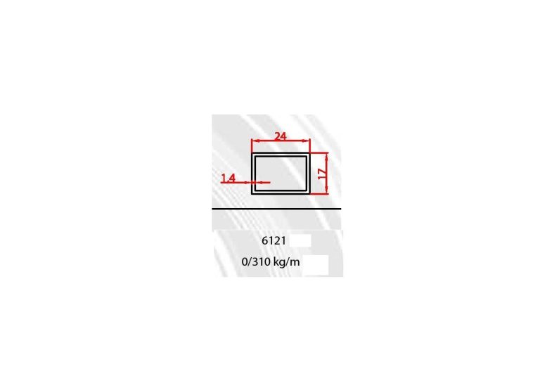 Inside opening box section profile - Valid