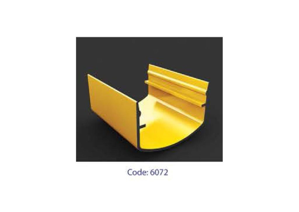 curve vertical cover cap profiles - Valid