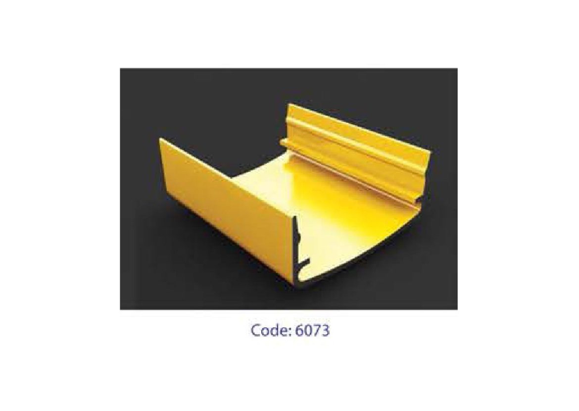 Curve Horizontal Cover Cap Profile - Valid