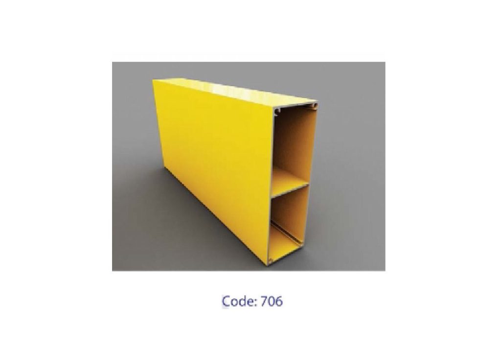 Rectangle-shaped louver profile - Valid