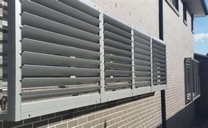 louver aluminium shutters fixing - Valid